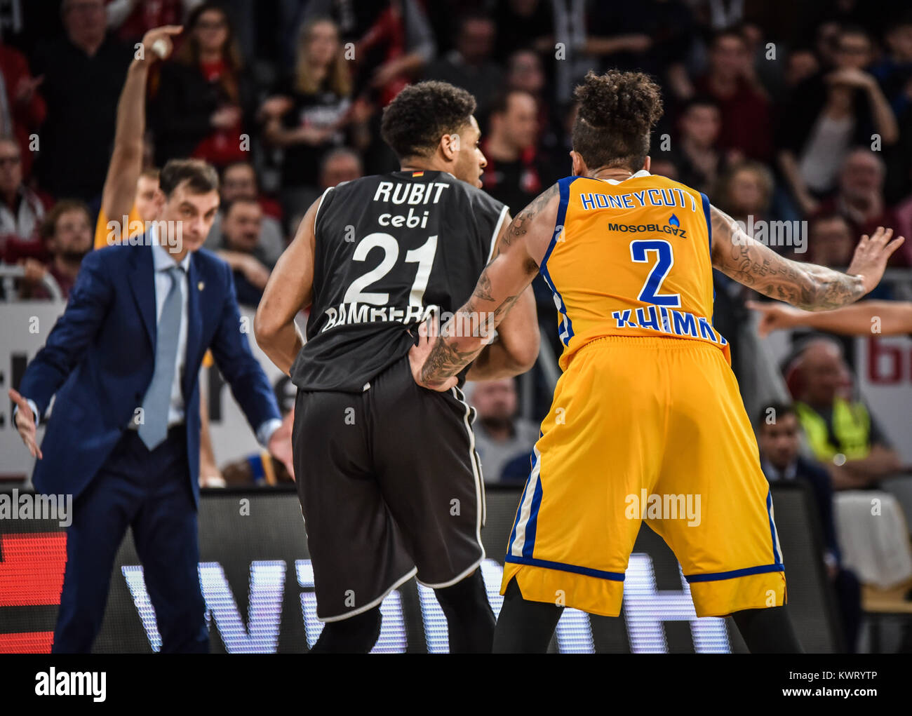 Deutschland, Bamberg, Brose Arena, 05.01.2018, Basketball - Euroleague ...