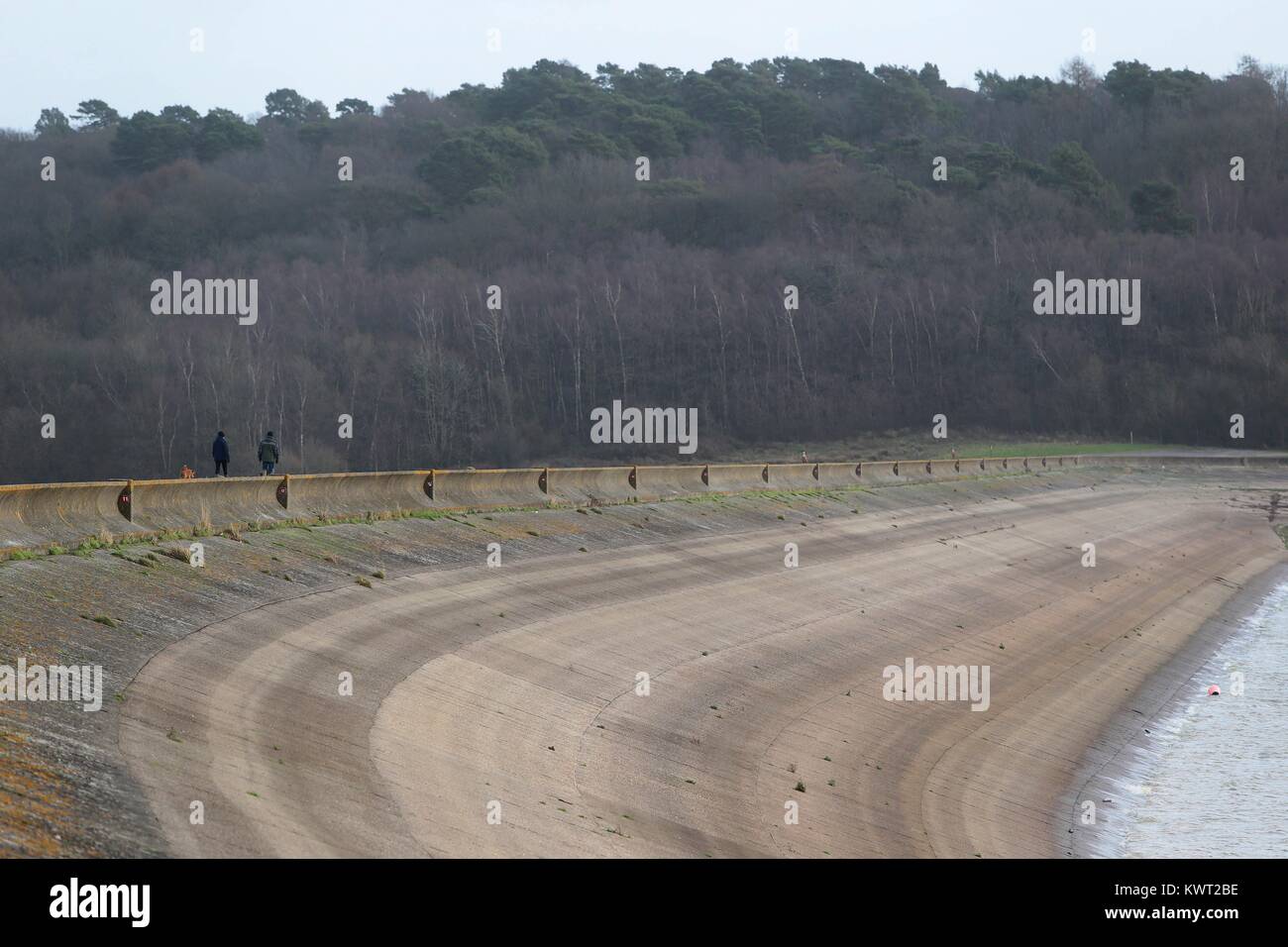Southern Water reservoir, UK. 4th January, 2018. Bewl Water the ...