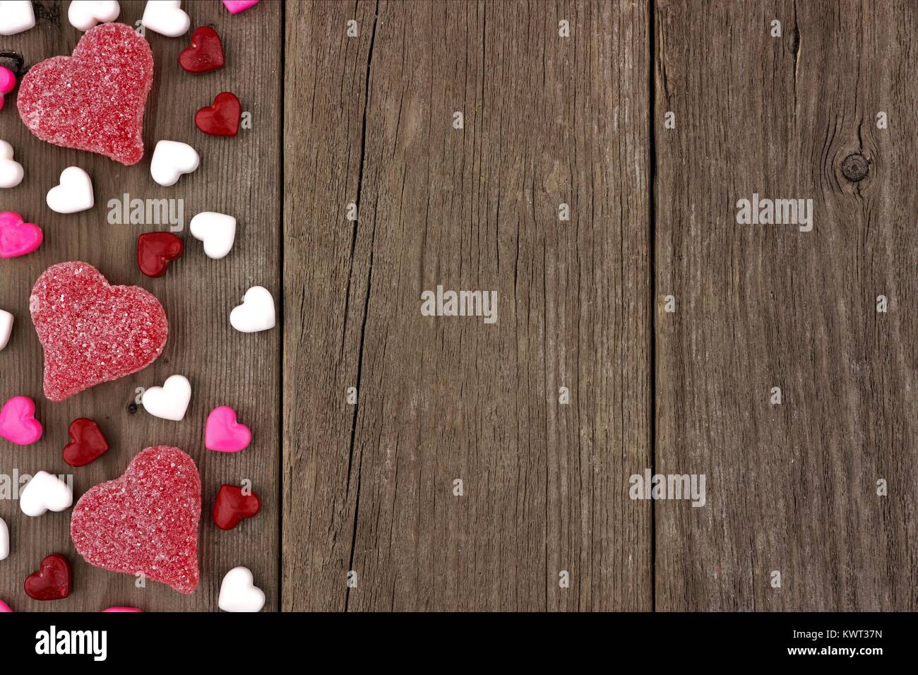 Valentine Candy Heart Border