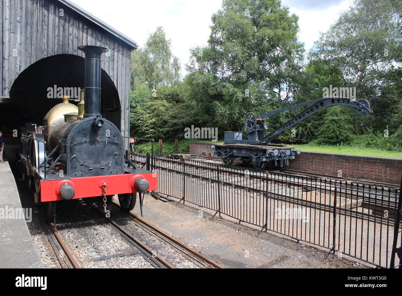 Didcot Railway Centre, A Steam Museum, Bringing History To Life Stock ...