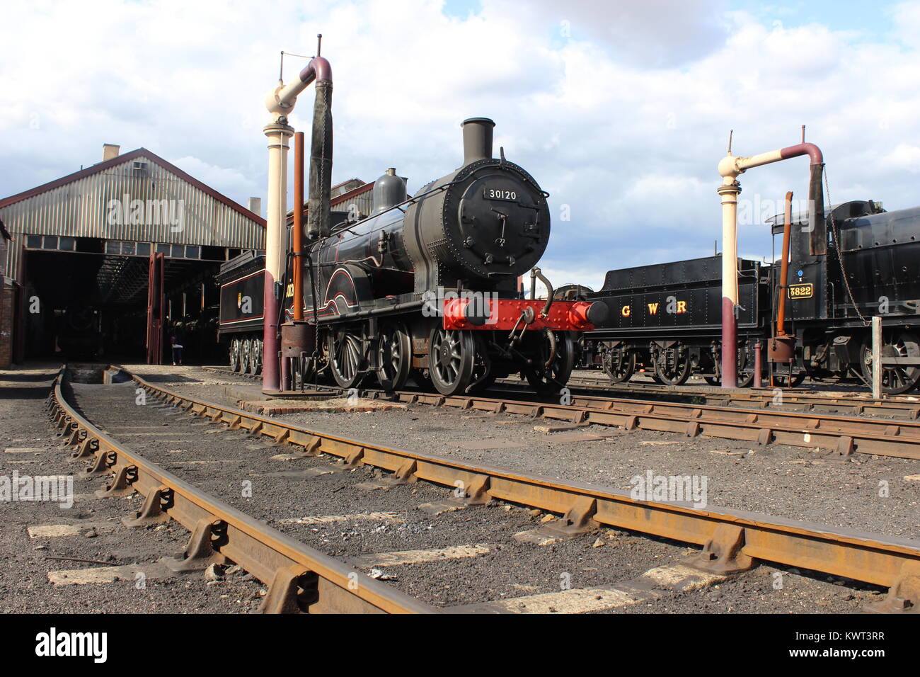 Didcot Railway Centre, A Steam Museum, Bringing History To Life Stock ...