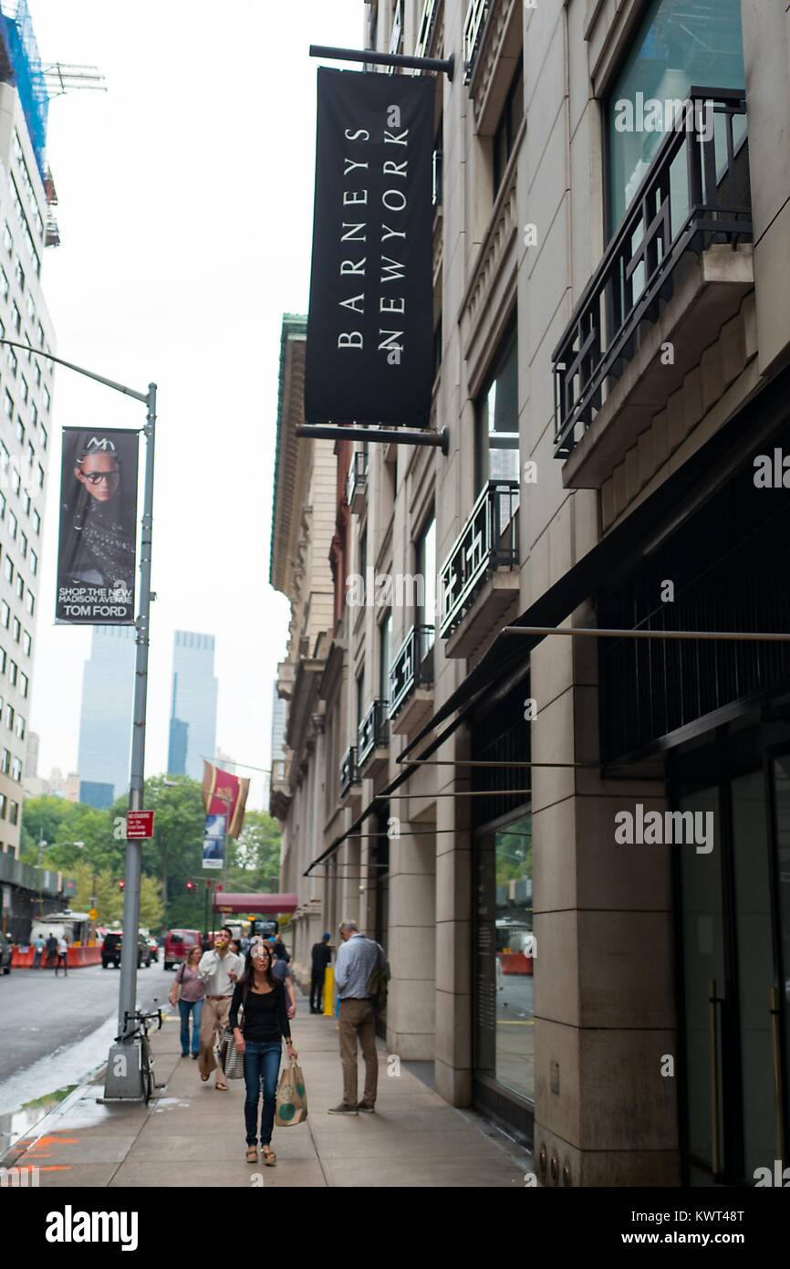 Barney's downtown new york hi-res stock photography and images - Alamy
