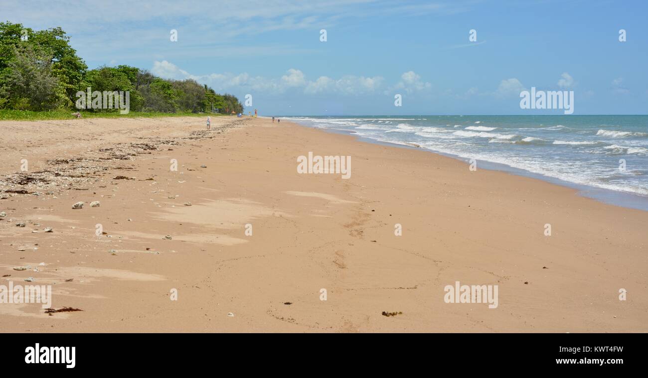 Bagal Beach showing the stinger nets way off in the distance, near ...