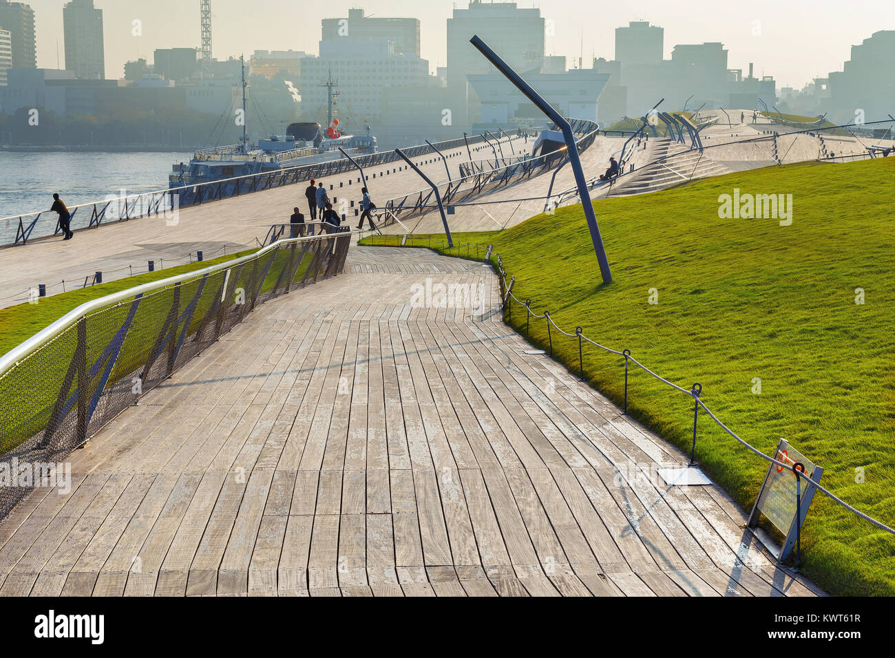 Osanbashi Pier - Yokohama International Passenger Terminal in Japan ...