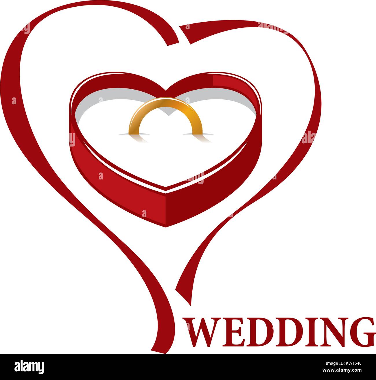 vector logo wedding Stock Vector Image & Art - Alamy