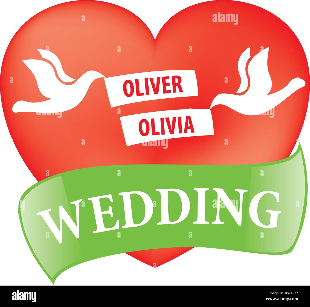 vector logo wedding Stock Vector Image & Art - Alamy