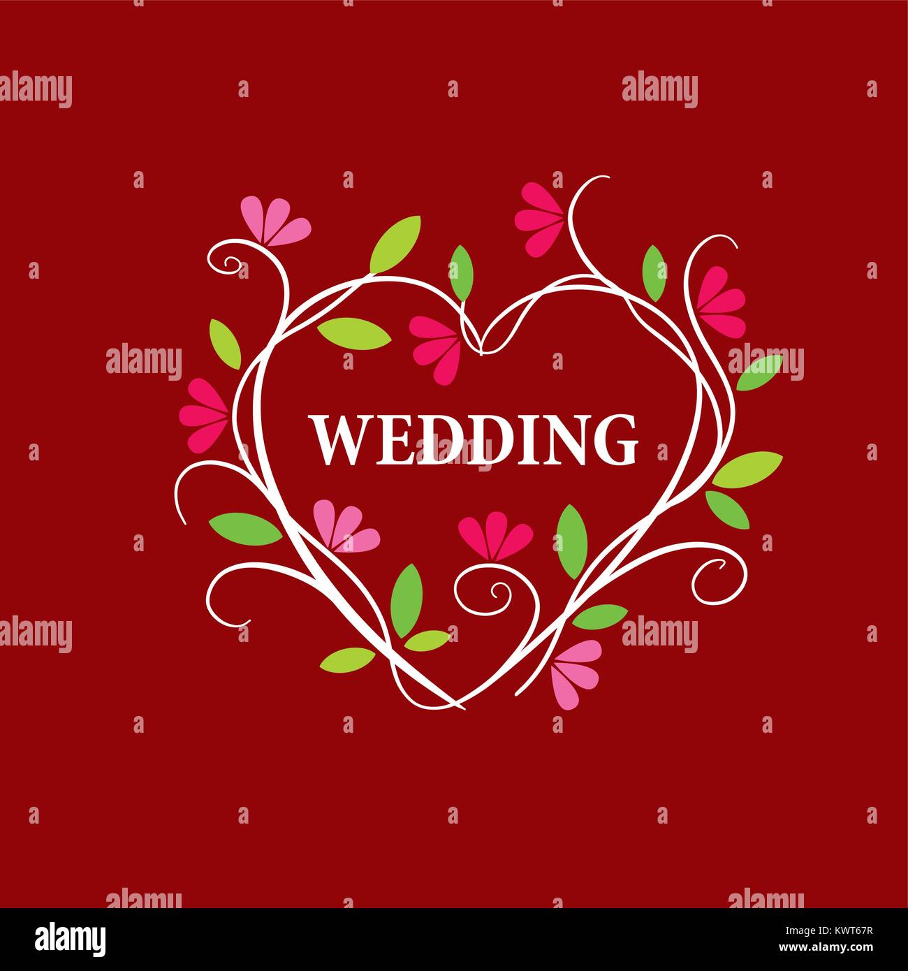 vector logo wedding Stock Vector Image & Art - Alamy