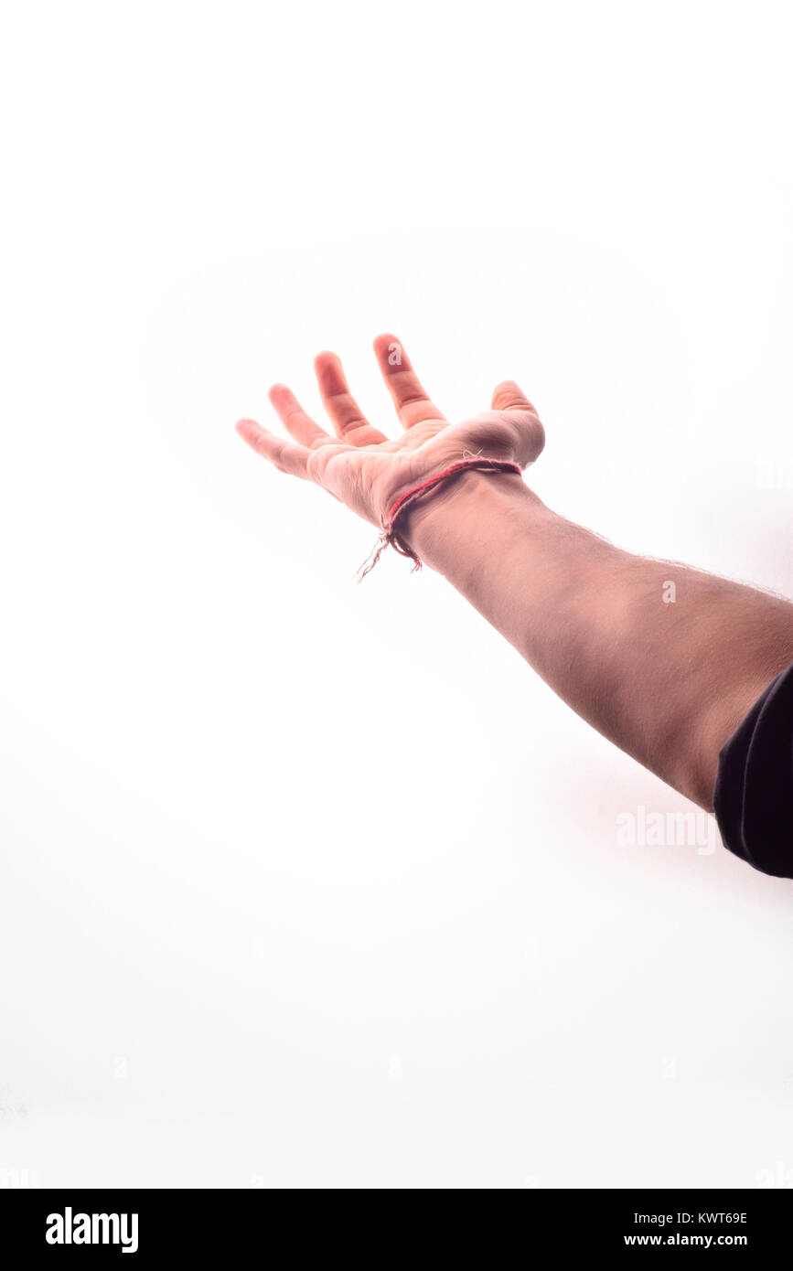 Hand outstretched towards hi-res stock photography and images - Alamy