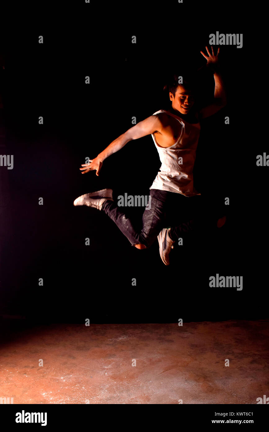 Indian Male dancing Hip Hop and free style, Pune, Maharashtra Stock ...