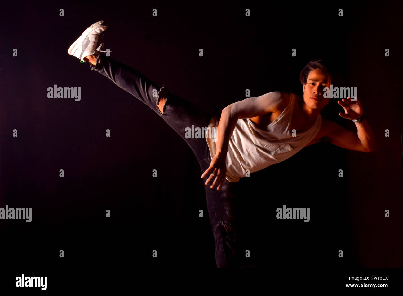 Indian Male dancing Hip Hop and free style, Pune, Maharashtra Stock ...