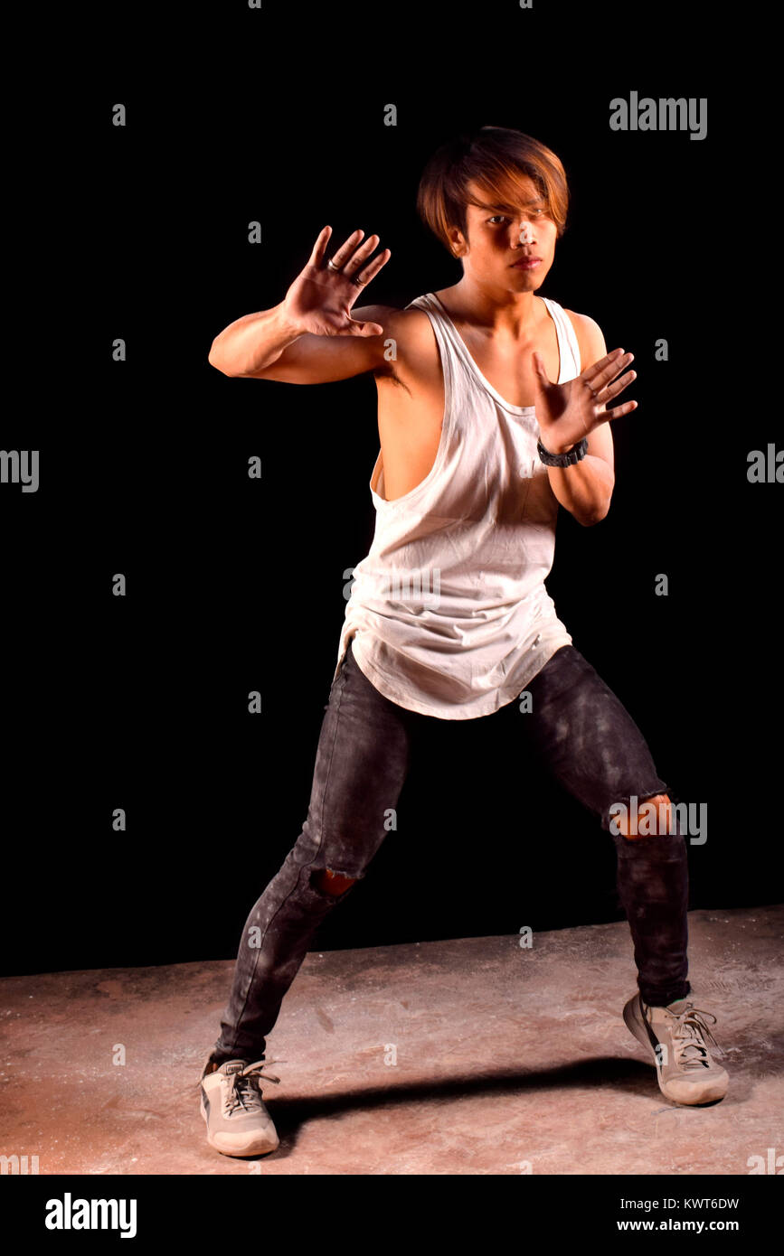 Indian Male dancing Hip Hop and free style, Pune, Maharashtra Stock ...