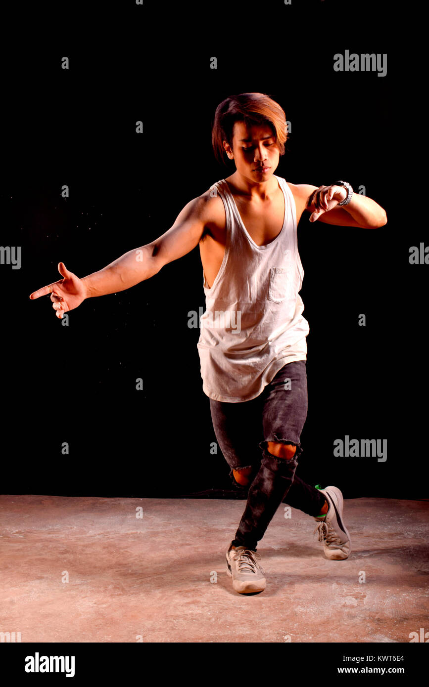 Indian Male dancing Hip Hop and free style, Pune, Maharashtra Stock ...