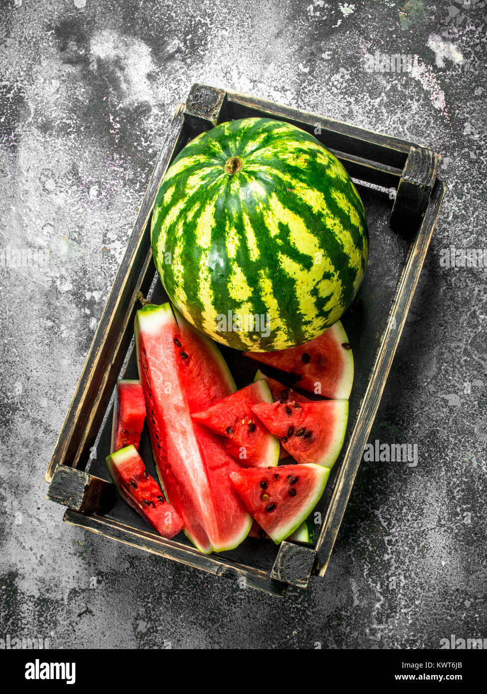 Box of watermelons hi-res stock photography and images - Alamy