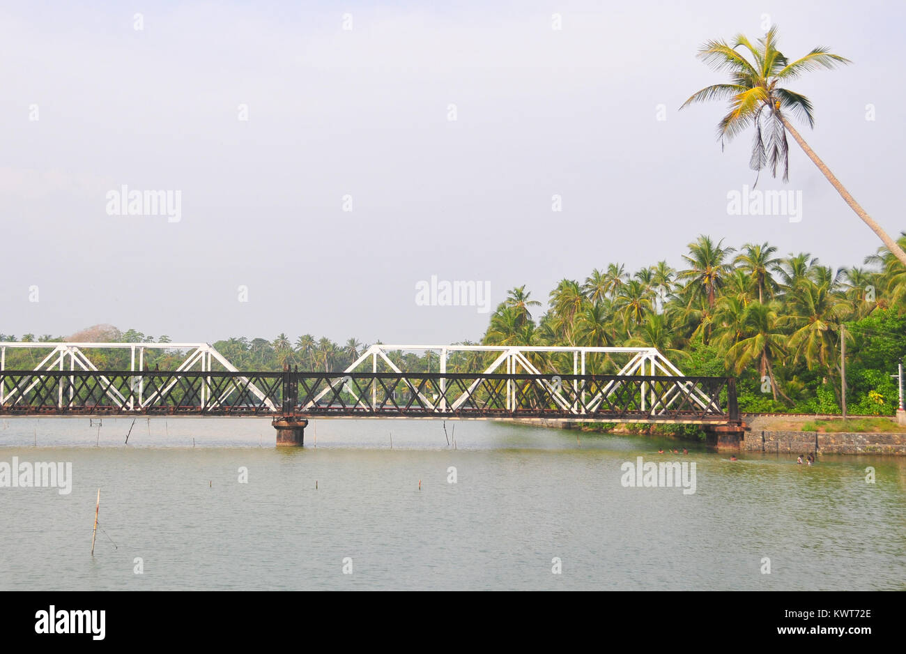 A train bridge over the river in southern Sri Lanka Stock Photo - Alamy