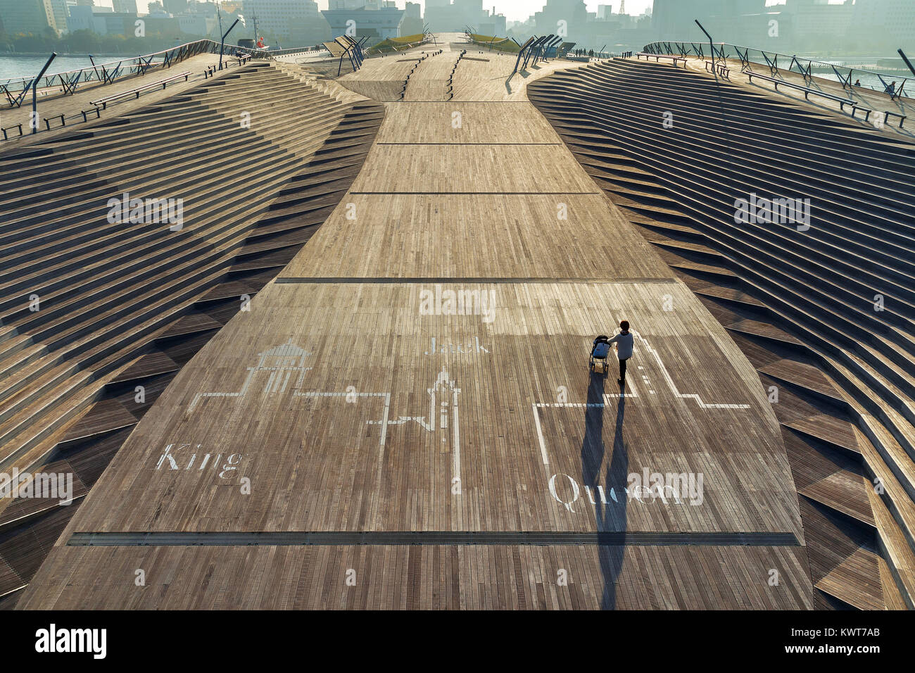 Osanbashi Pier - Yokohama International Passenger Terminal in Japan ...