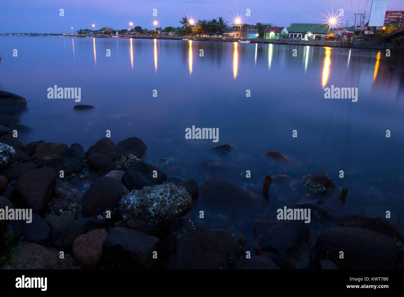 Karajae river mouth at Pare-pare Indonesia Stock Photo - Alamy