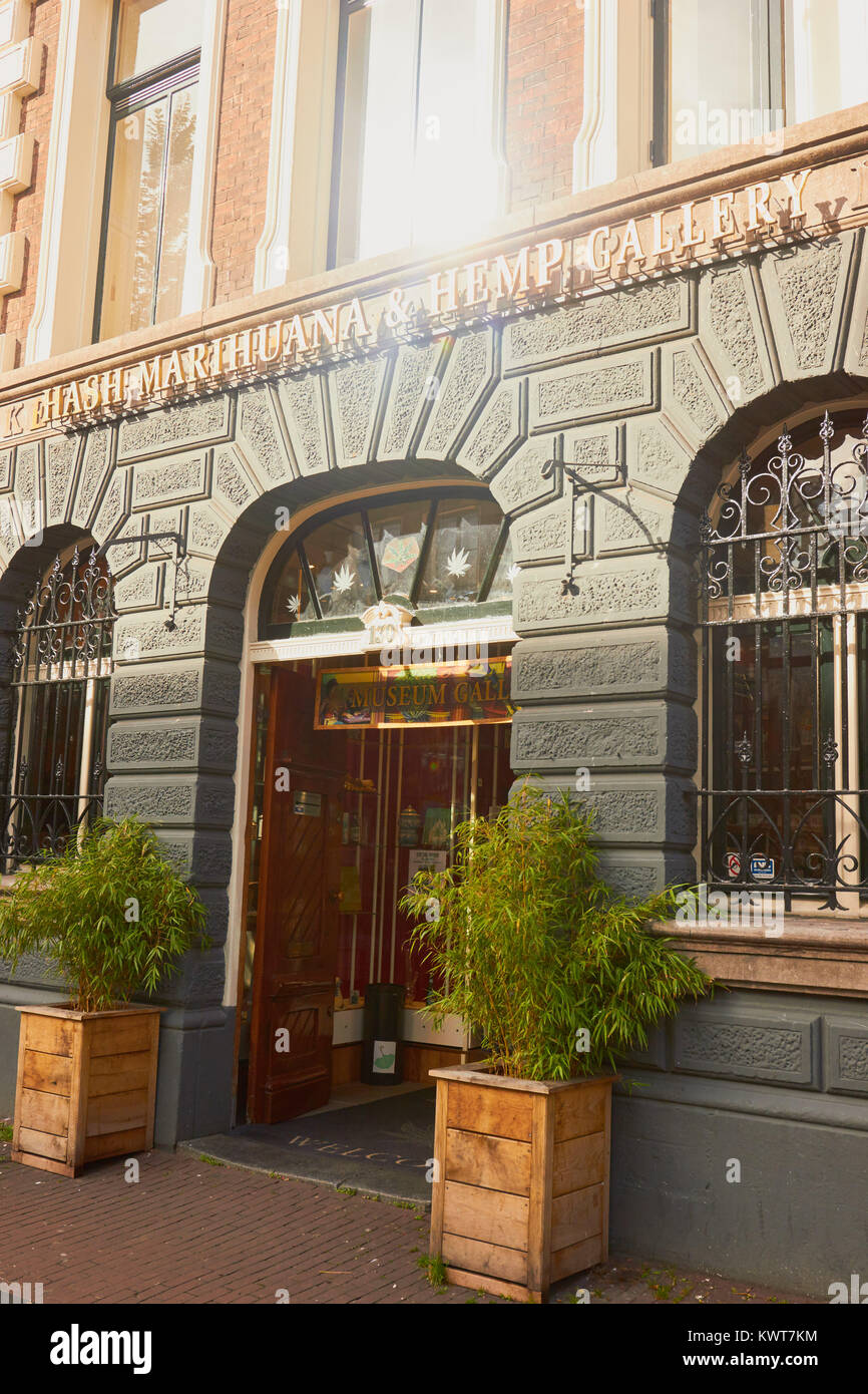 Hash Marihuana & Hemp Gallery, Amsterdam, Netherlands. Exhibits hemp ...