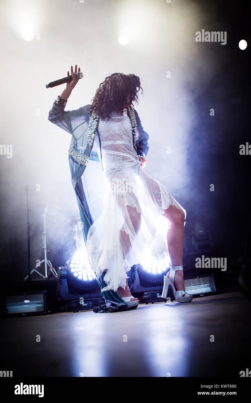 The British singer, songwriter and music producer Tahliah Debrett ...