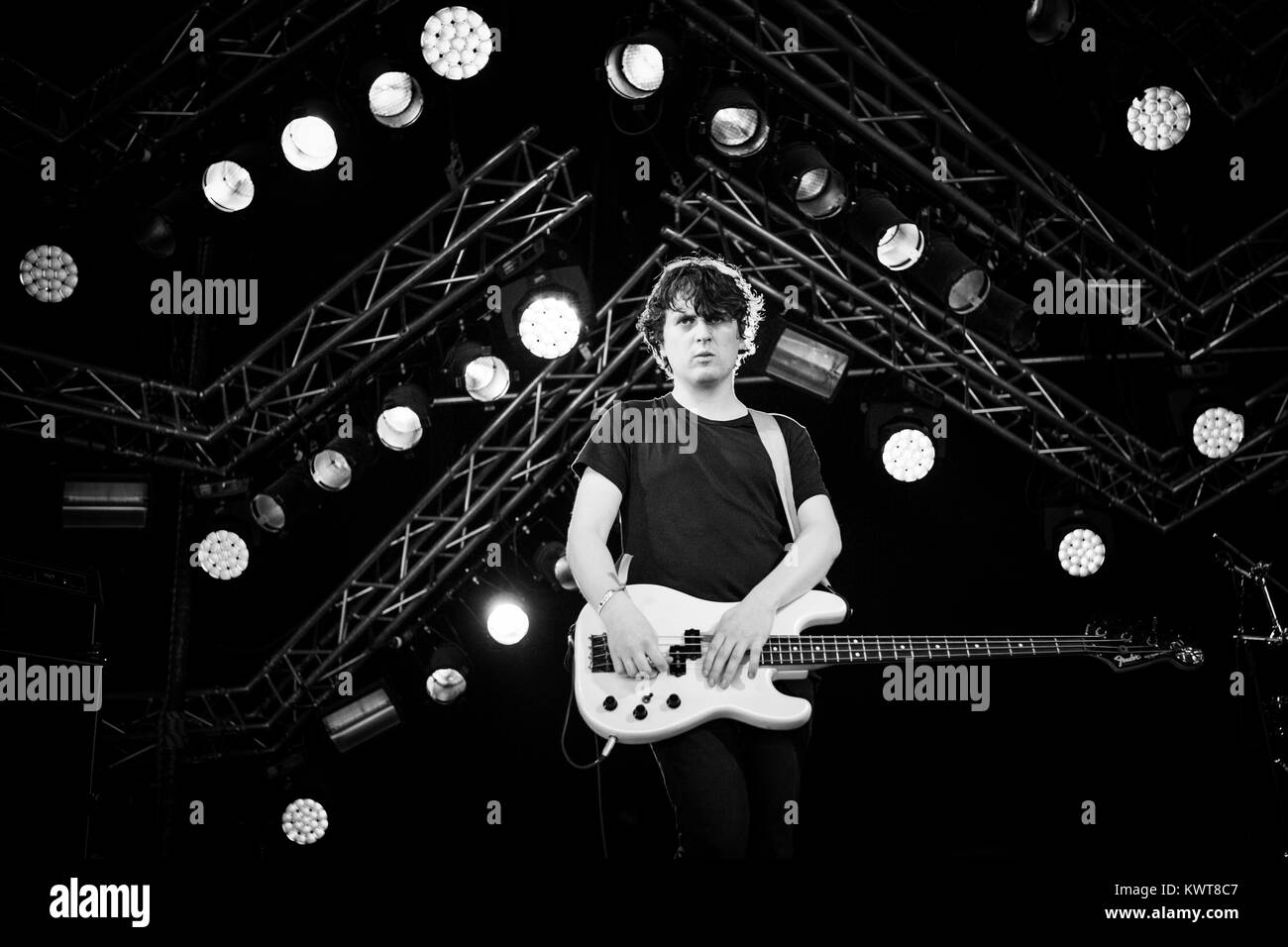 The Iris rock band Girl Band performs a live concert at the Danish ...