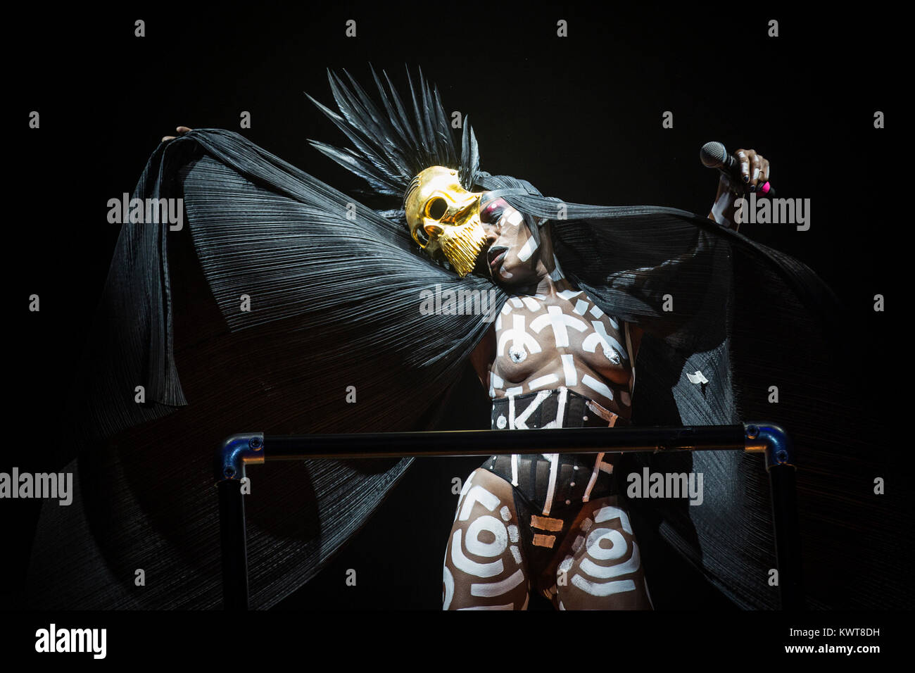 The Jamaican singer, songwriter, actress and model Grace Jones performs ...