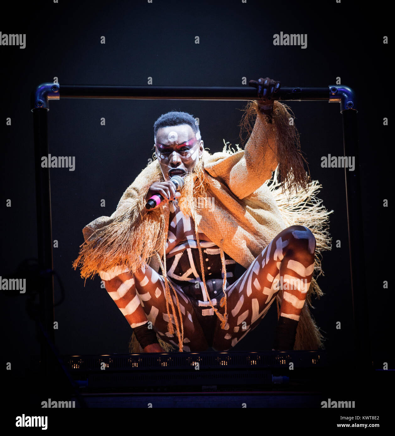 The Jamaican singer, songwriter, actress and model Grace Jones performs ...