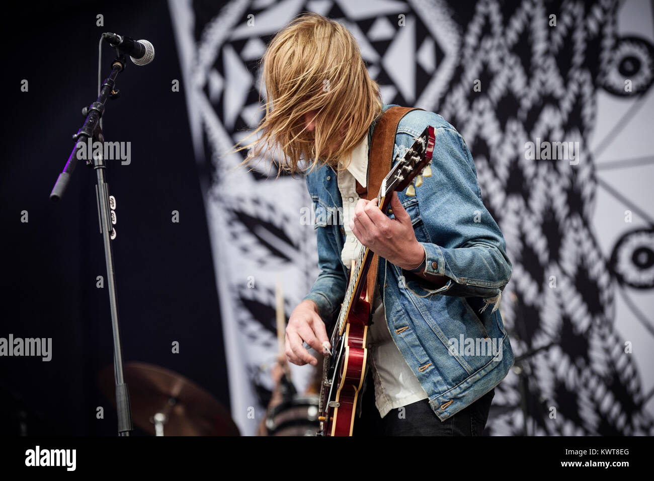 The Swedish hard rock band Graveyard performs a live concert at the ...