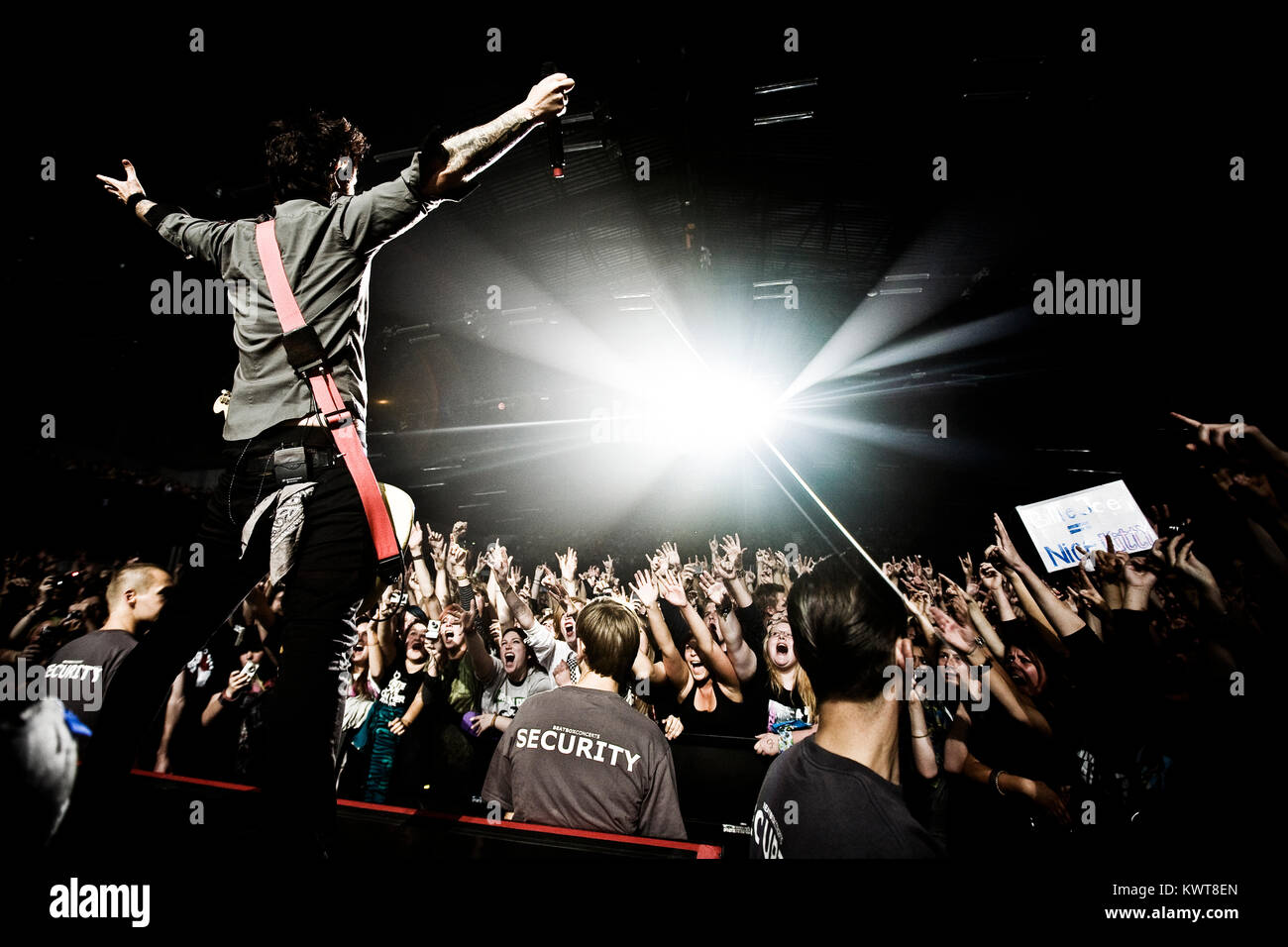 The American punk rock band Green Day performs a live concert at Forum ...