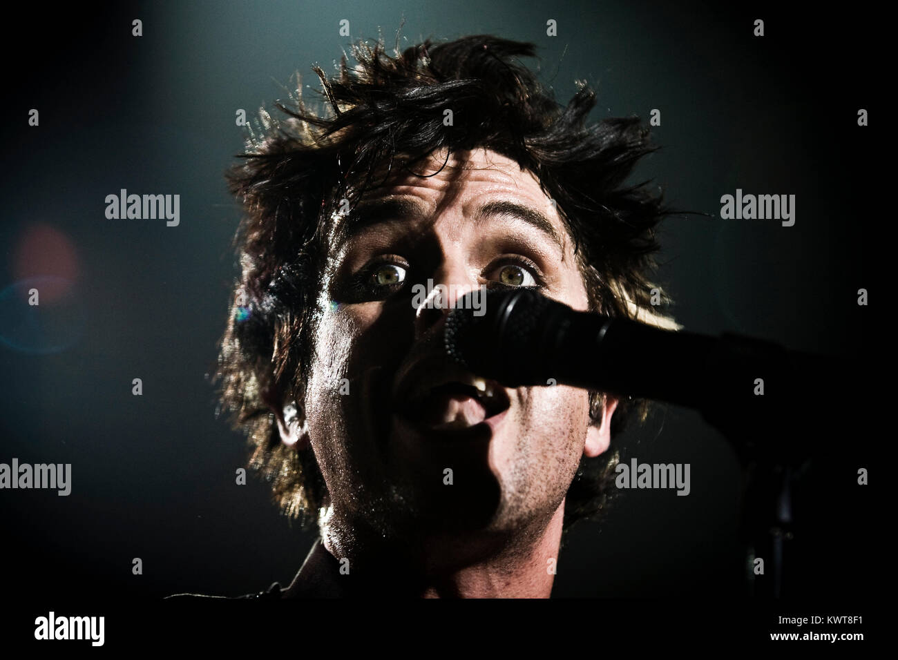 The American punk rock band Green Day performs a live concert at Forum ...