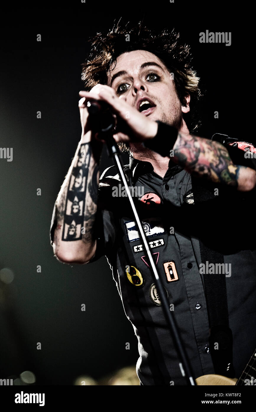 The American punk rock band Green Day performs a live concert at Forum ...