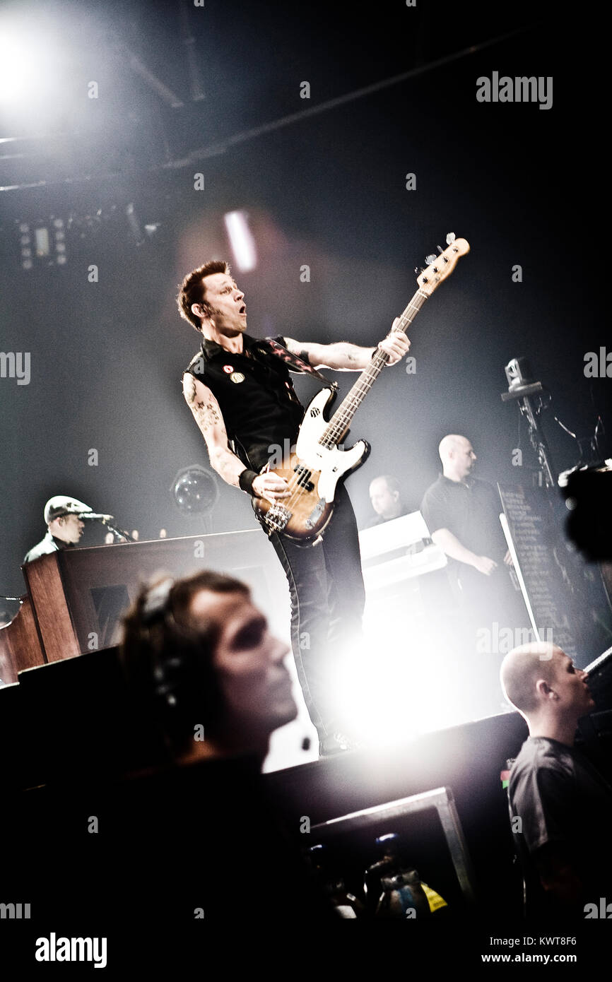 The American punk rock band Green Day performs a live concert at Forum ...
