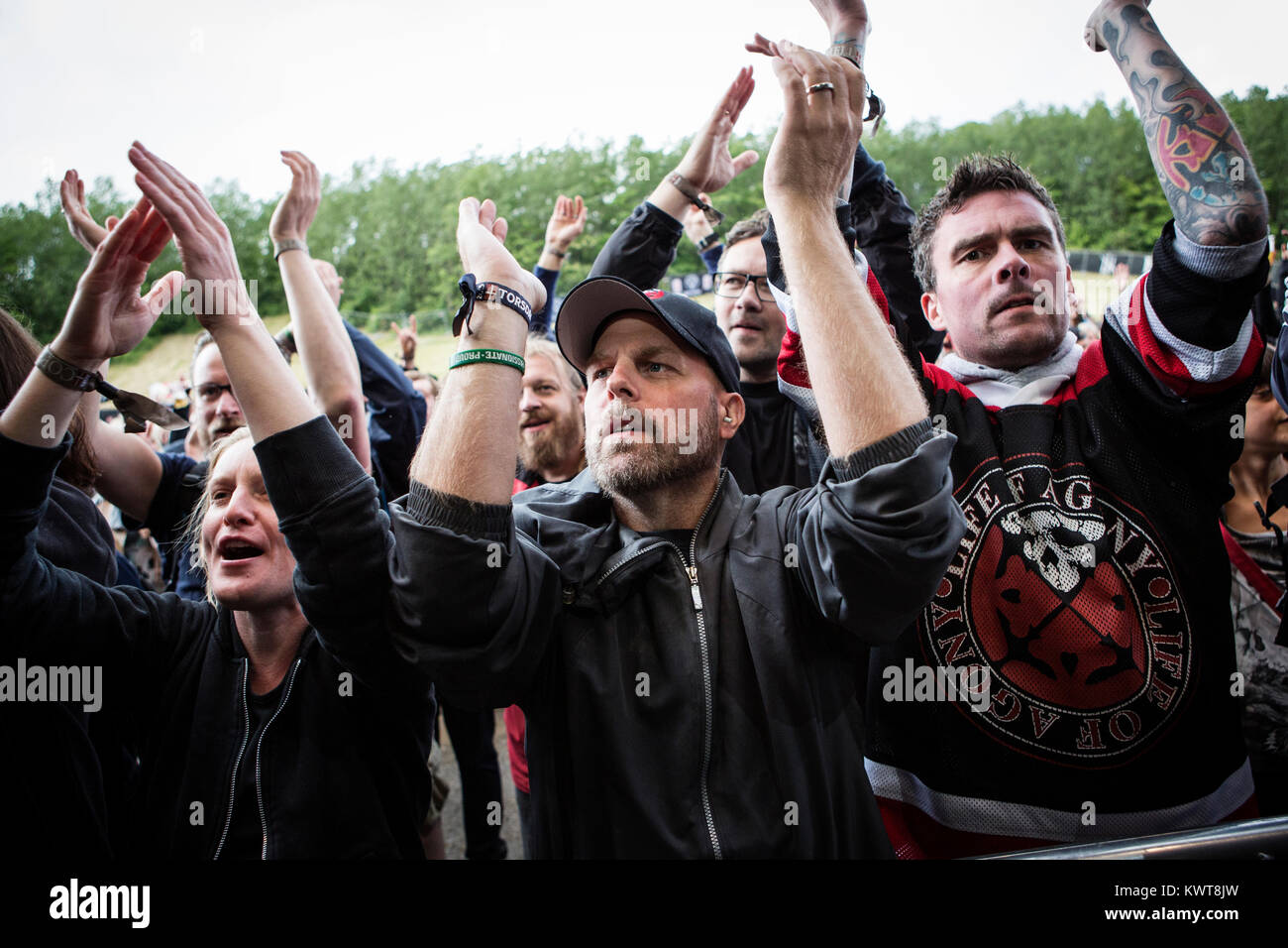 Heavy metal music fans 2015 hi-res stock photography and images - Alamy