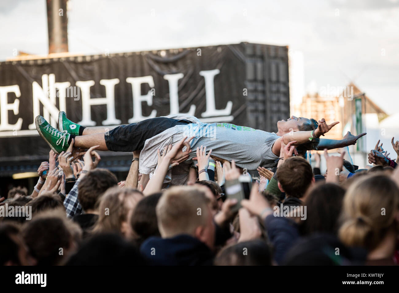 Heavy metal music fans 2015 hi-res stock photography and images - Alamy