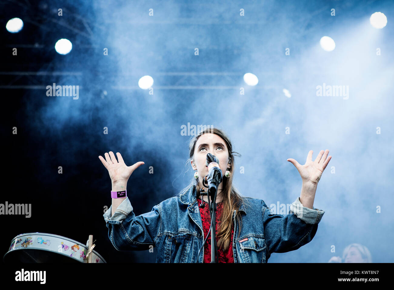 The Norwegian indie pop band Highasakite performs a live concert at ...