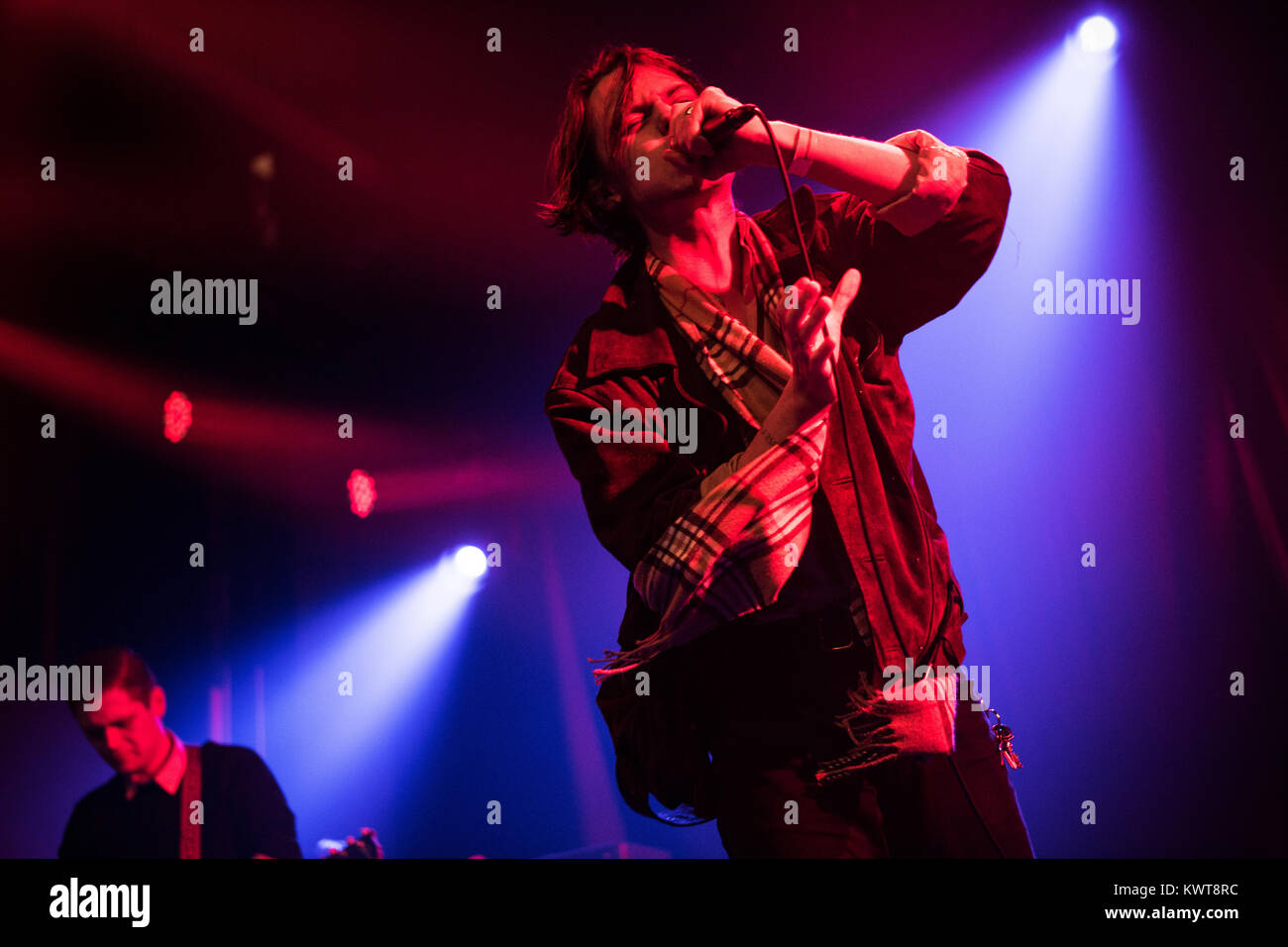 The international acclaimed Danish punk band Iceage performs a live ...