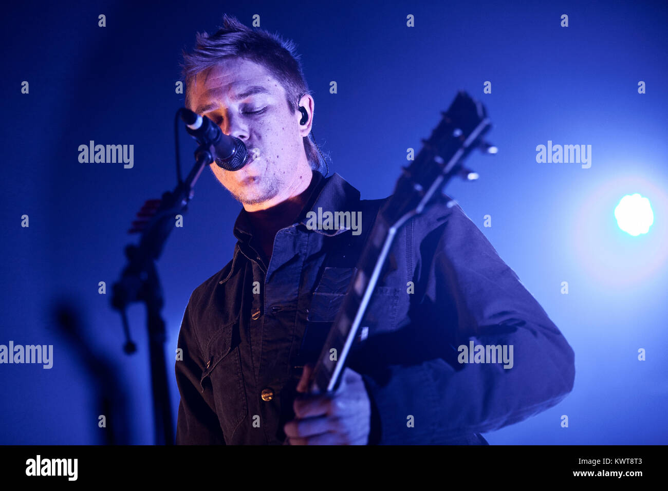 The American indie rock band Interpol performs a live concert at KB ...