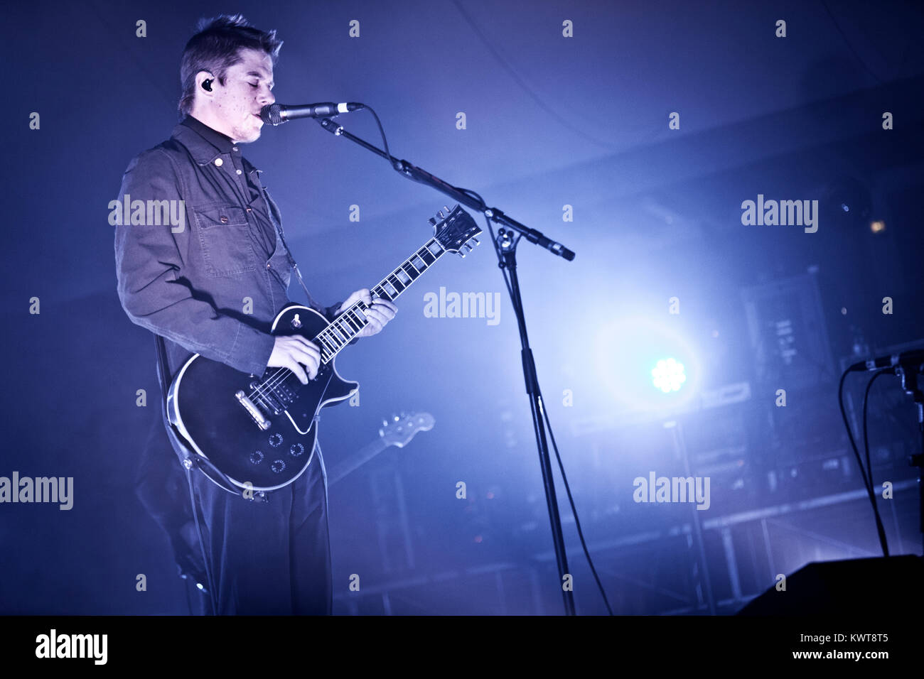 The American indie rock band Interpol performs a live concert at KB ...