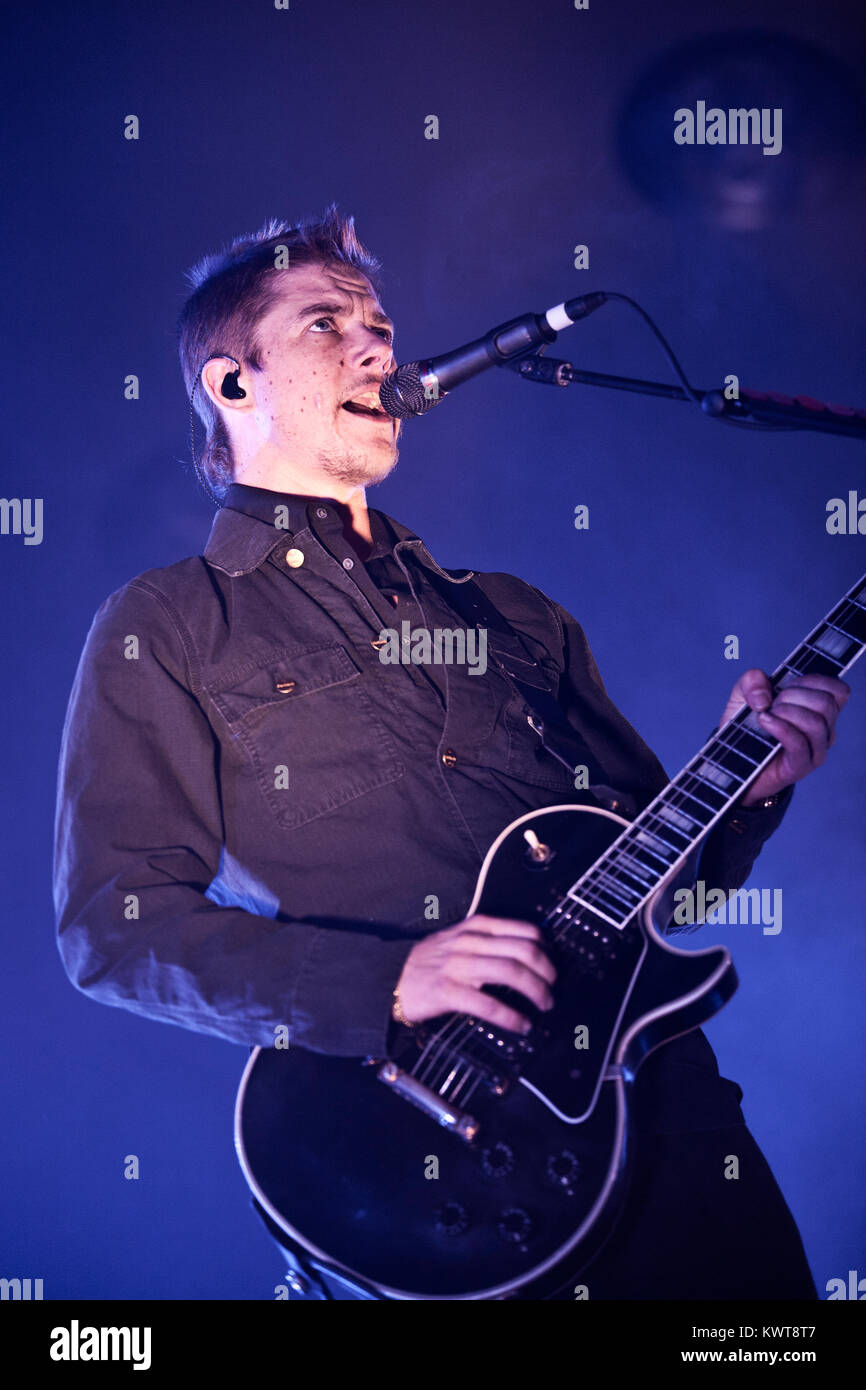 The American indie rock band Interpol performs a live concert at KB ...