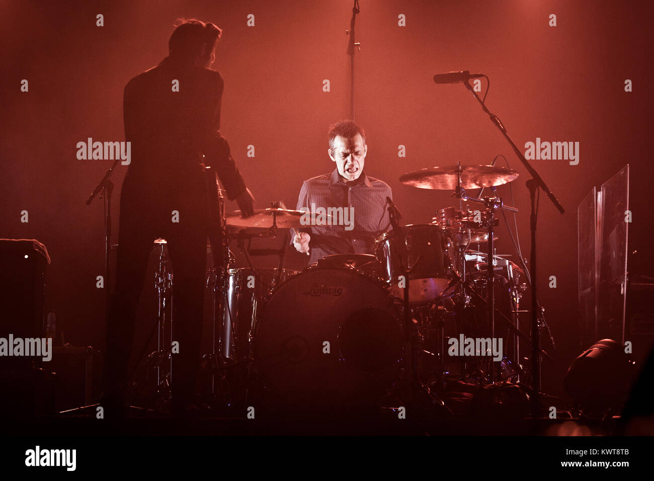 The American indie rock band Interpol performs a live concert at KB ...