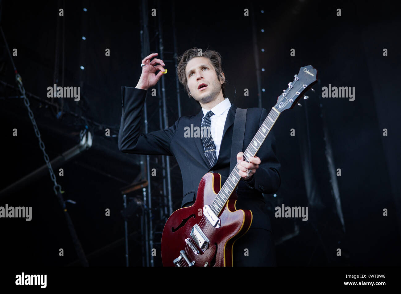 The American rock band Interpol performs a live concert at the Danish ...