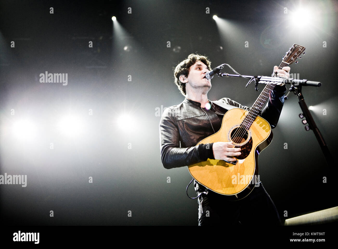 The American musician, guitarist and musician John Mayer is here ...