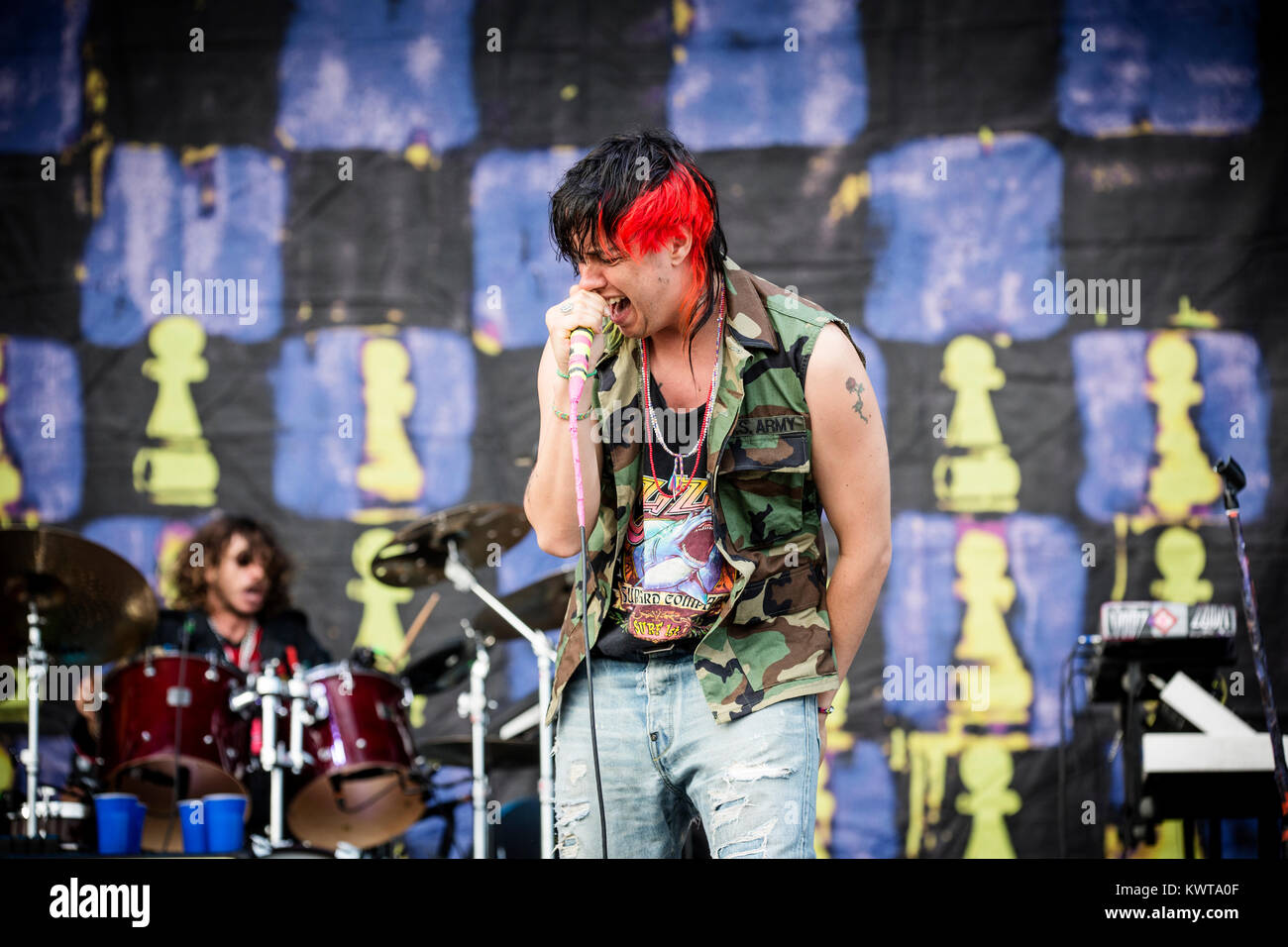 The American singer, songwriter and musician Julian Casablancas ...
