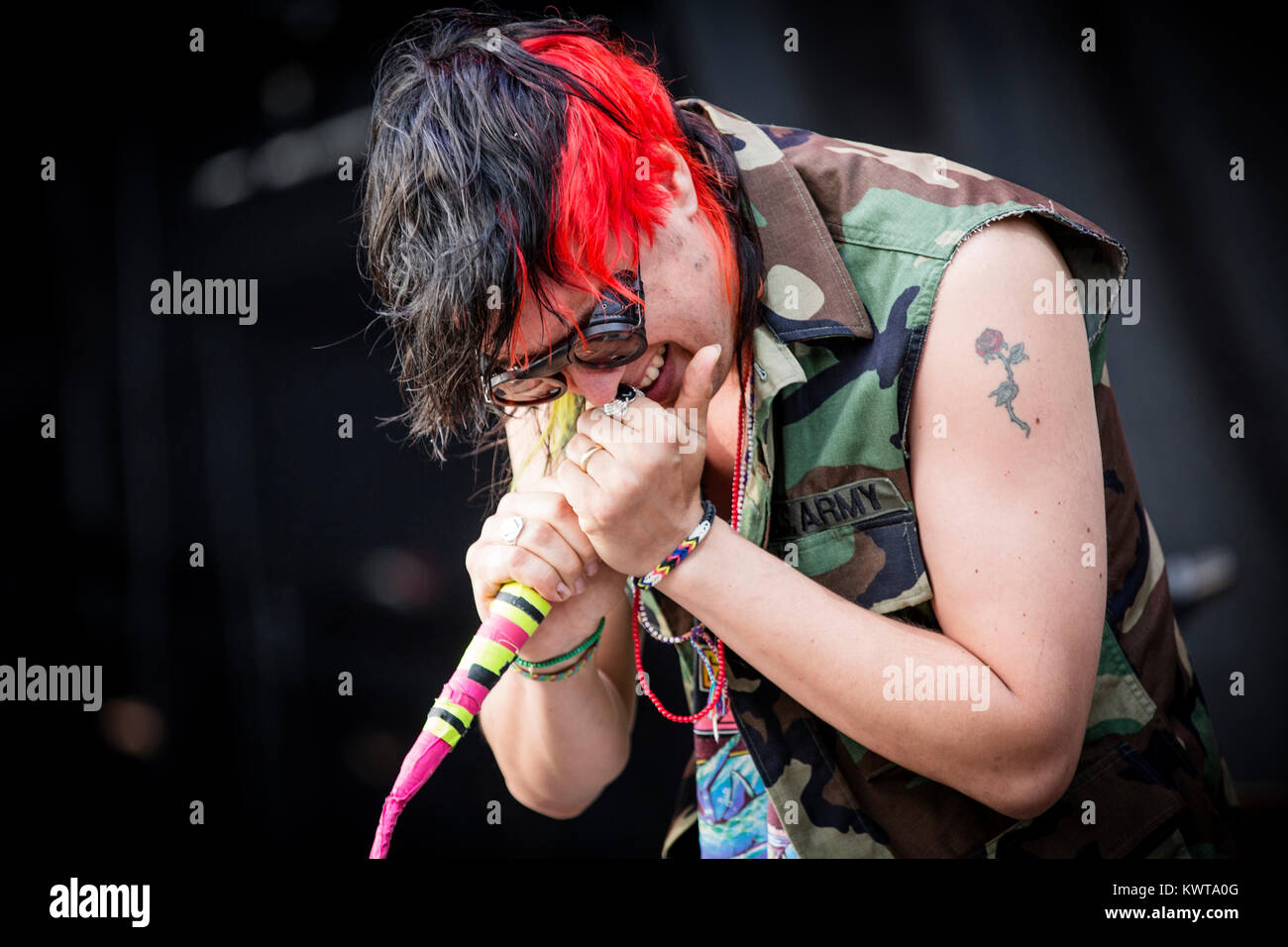 The American singer, songwriter and musician Julian Casablancas ...