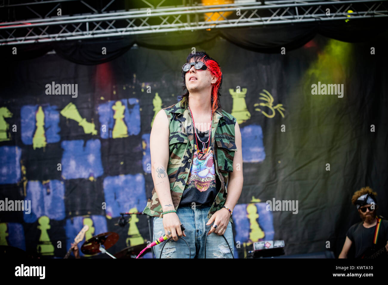 The American singer, songwriter and musician Julian Casablancas ...