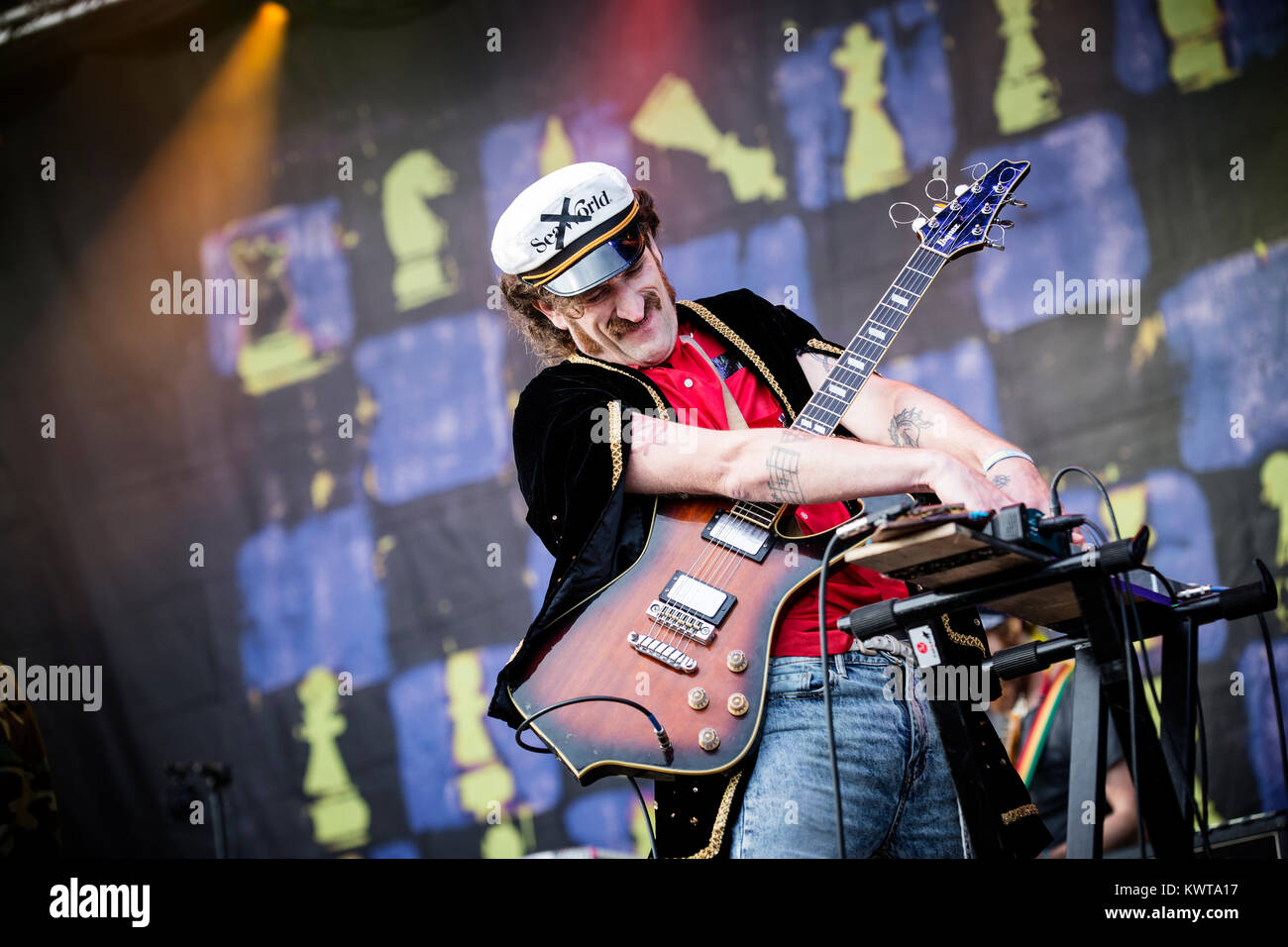 The American singer, songwriter and musician Julian Casablancas ...