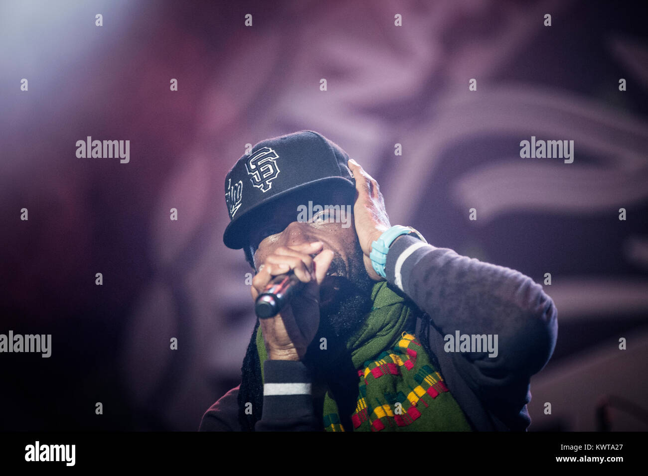 The Jamaican reggae singer and musician Junior Kelly performs a live ...