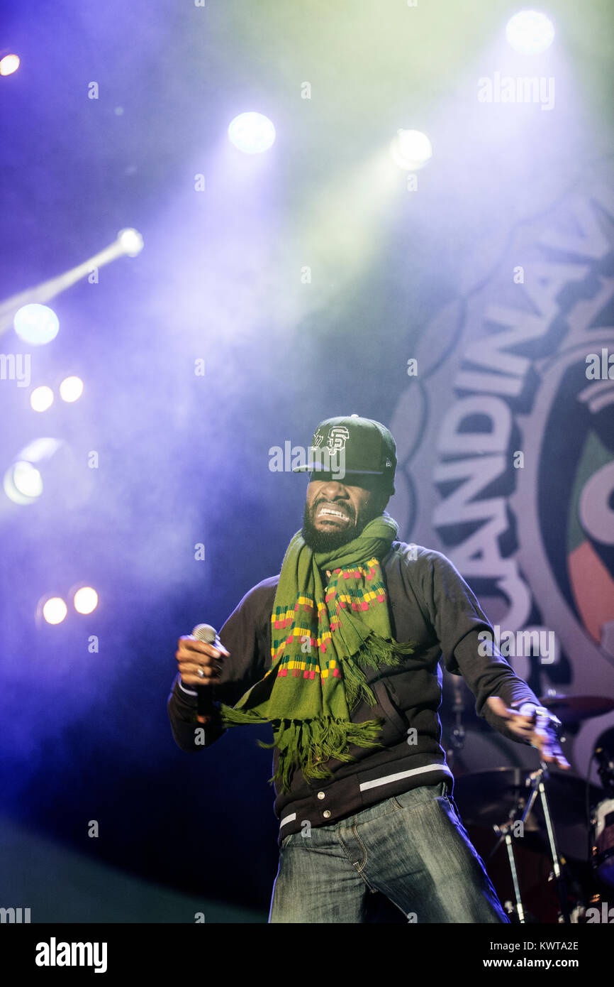 The Jamaican reggae singer and musician Junior Kelly performs a live ...