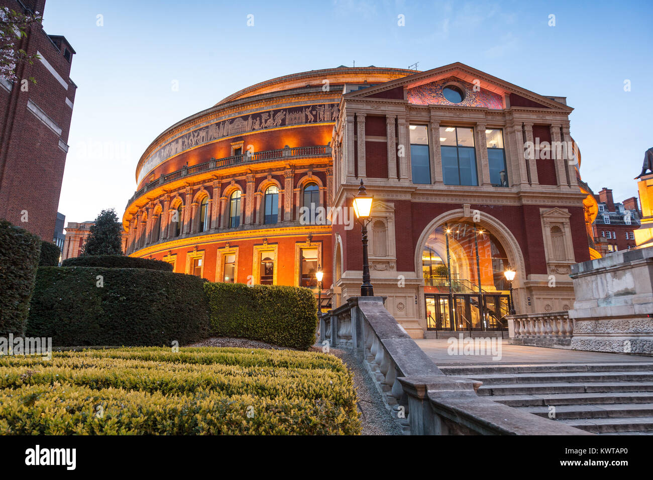 The Royal Albert Hall London, Victorian time architecture square Stock ...