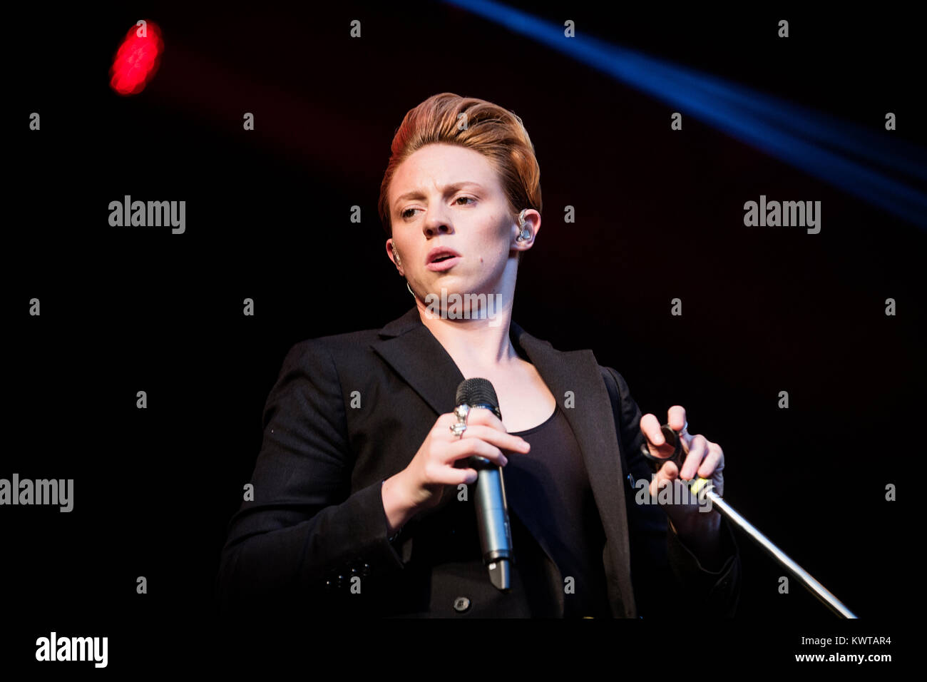 The English synthpop act La Roux performs a live concert at the Danish ...