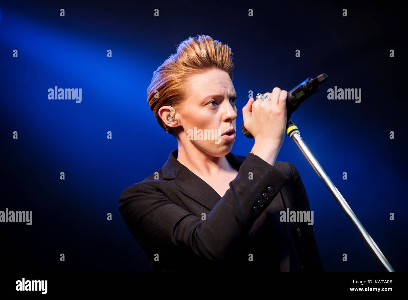 The English synthpop act La Roux performs a live concert at the Danish ...