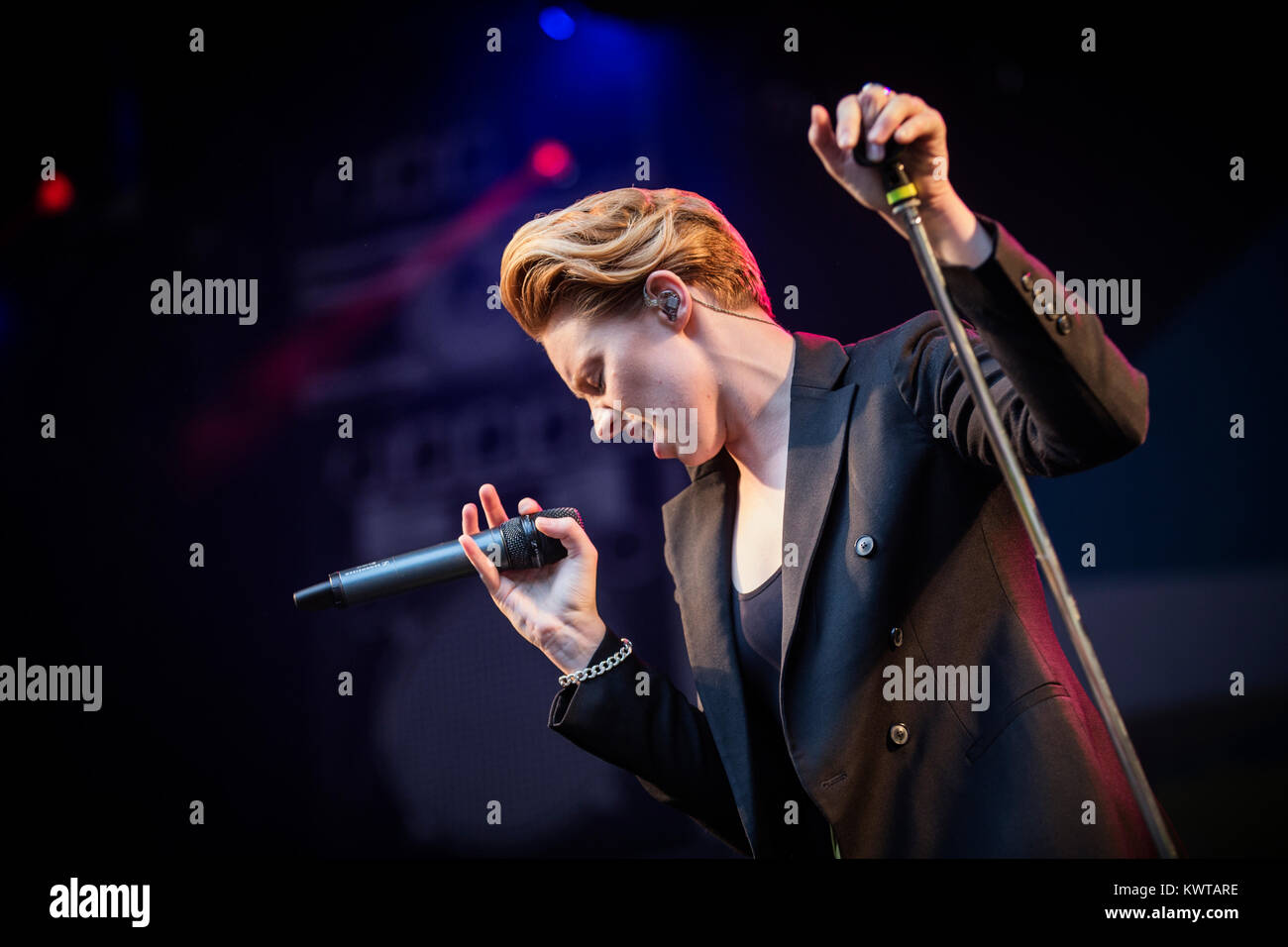 The English synthpop act La Roux performs a live concert at the Danish ...